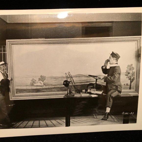 Art | 196r Ben Turpin 8x10 Press Movie Black White Photo Photograph ...
